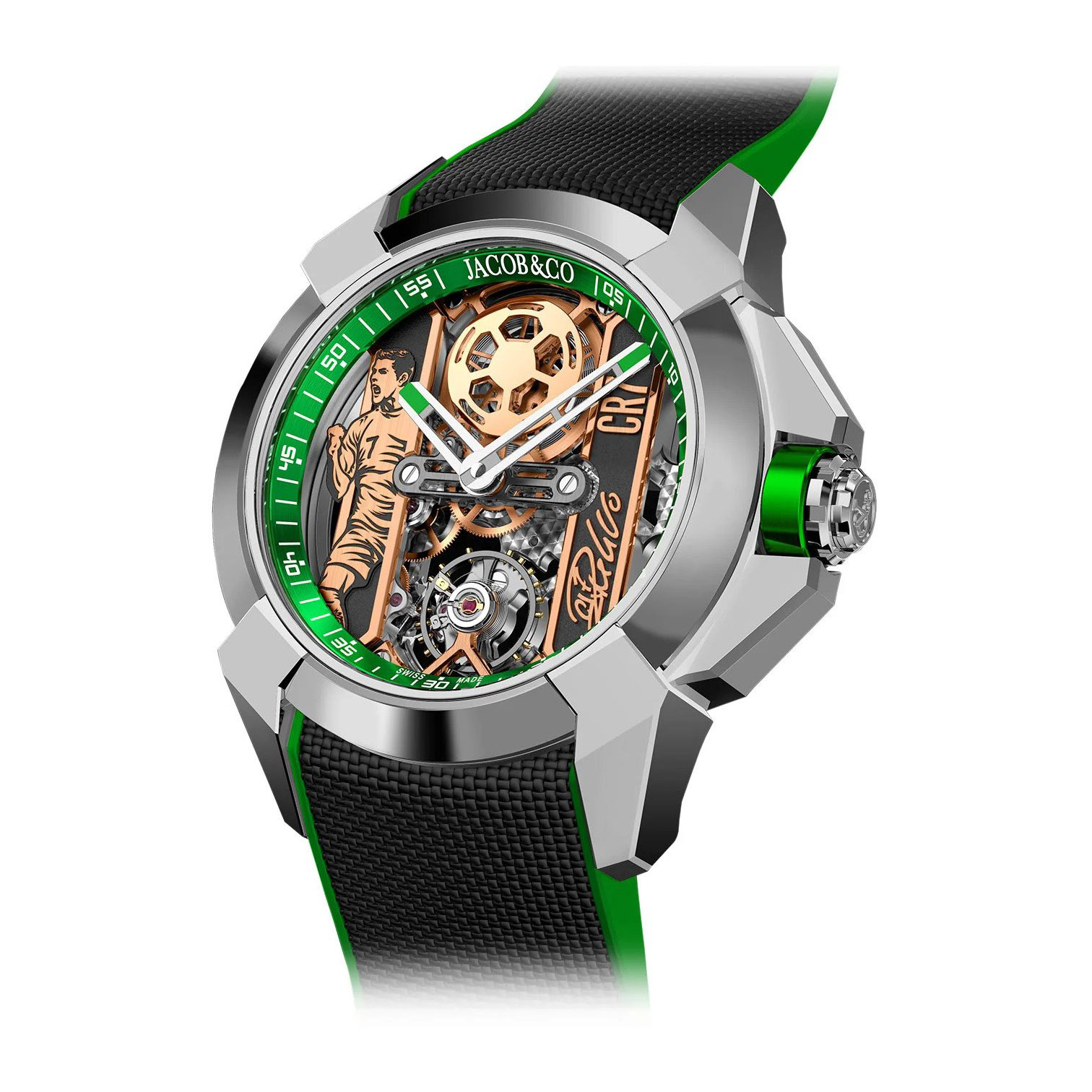 Jacob & Co Heart of CR7 — Black Tag Watches
