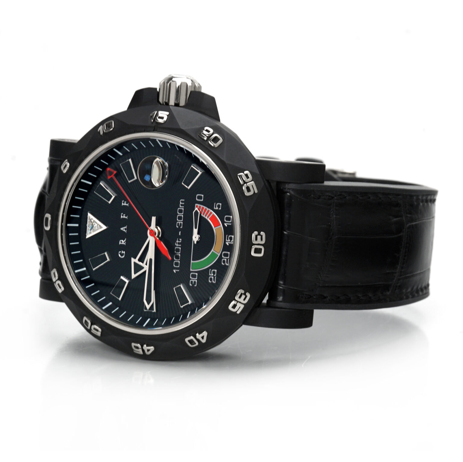 Graff Scubagraff Date Diver Black Dial Titanium Gold Limited — Black ...